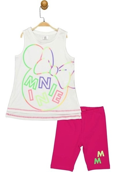 Minnie Mouse Lisanslı Kız Çocuk Ikili Takım