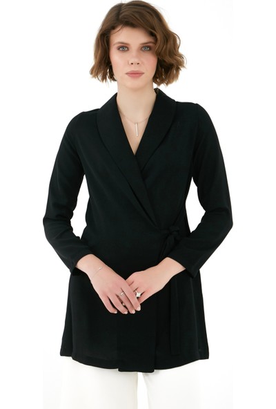 Açelya Yan Bağlamalı Ceket