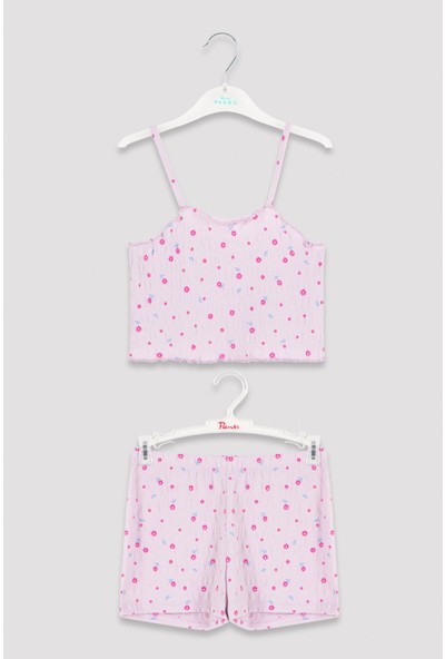 Penti Çok Renkli Kız Çocuk Flower 2li Pijama Takımı