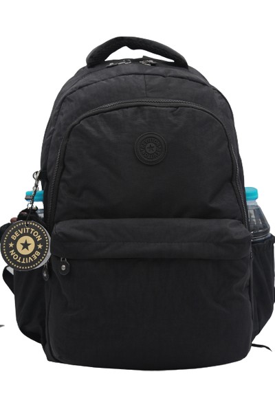 Bevitton Krinkıl Su Geçirmez Kumaş Okul Sırt Çantası