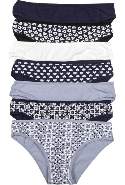 Nicoletta Mıxcolor Kadın Külot 7'li Paket Likralı Nicoletta Mıxcolor Kadın Külot 7'li Paket Likralı