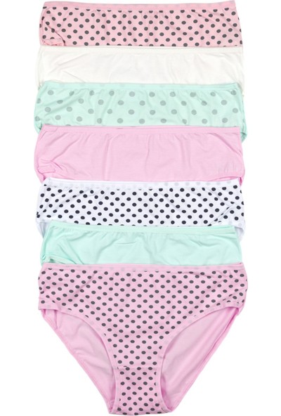 Nicoletta Mıxcolor Kadın Büyük Beden Külot 7 Li Paket Likralı Nicoletta Mıxcolor Kadın Büyük Beden Külot 7 Li Paket Likralı