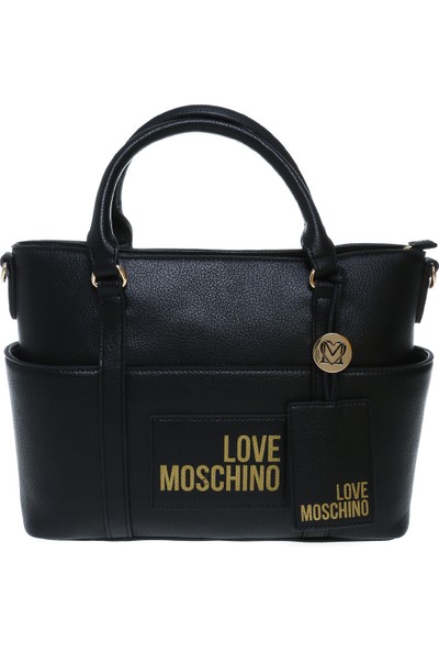 Love Moschino Suni Deri Siyah Kadın El Çantası JC4325PP0E