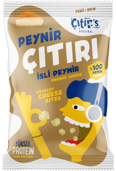 Çıtır's Kurutulmuş %100 Isli Küp Peynir 25 G Çıtır's Kurutulmuş %100 Isli Küp Peynir 25 G