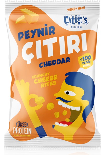 Çıtır's Kurutulmuş %100 Cheddar Küp Peynir 25 G Çıtır's Kurutulmuş %100 Cheddar Küp Peynir 25 G