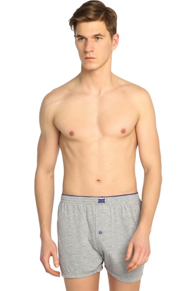 Tutku Erkek 3'lü Penye Boxer | Gri Tutku Erkek 3'lü Penye Boxer | Gri