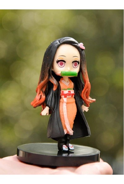 Demon Slayer Anime Mini Figür 6 cm Nezuko Kamado Demon Slayer Anime Mini Figür 6 cm Nezuko Kamado