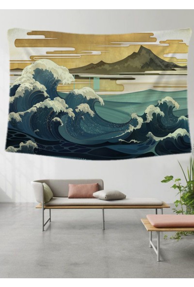 Alamodecor Duvar Örtüsü | Duvar Halısı | Tapestry Goblen | Ev Yaşam | Ev Dekor Aksesuar