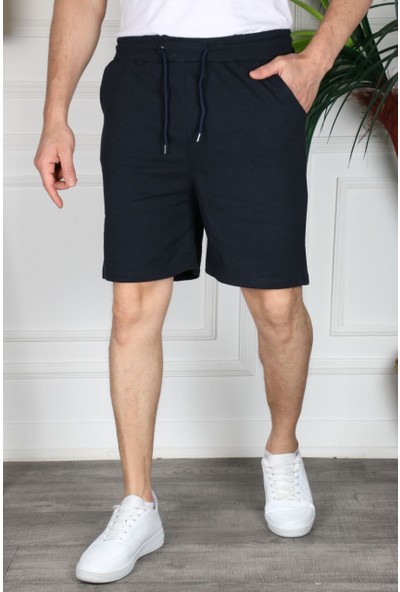 Erkek Siyah Dar Kesim Şort