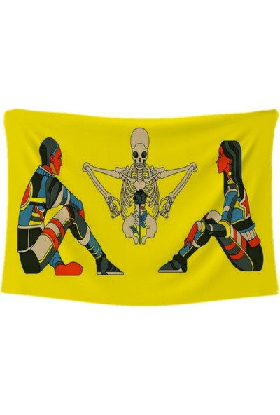 Alamodecor Duvar Örtüsü | Duvar Halısı | Tapestry Goblen | Ev Yaşam | Ev Dekor Aksesuar