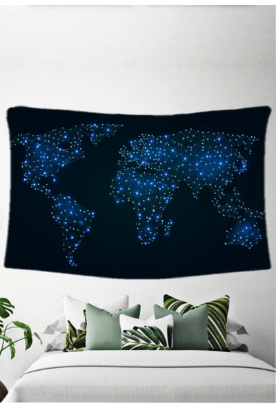 Alamodecor Duvar Örtüsü | Duvar Halısı | Tapestry Goblen | Ev Yaşam | Ev Dekor Aksesuar