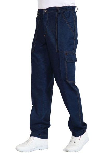 Şensel Şensel, Yazlık Kot Iş Pantolonu, Lacivert, -82e545- Şensel Şensel, Yazlık Kot Iş Pantolonu, Lacivert, -82e545-