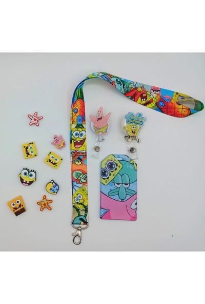 Virajx Sünger Bob Boyun Askısı Seti Virajx Sünger Bob Boyun Askısı Seti