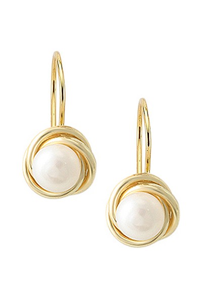 Altın Sepeti Altın Inci Küpe