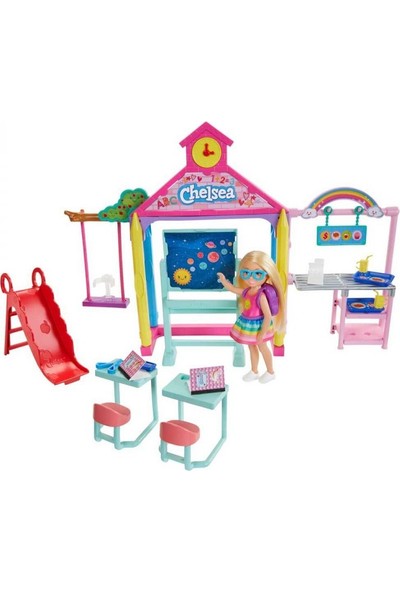 Barbie Chelsea Okulda Oyun Seti GHV80 Barbie Chelsea Okulda Oyun Seti GHV80