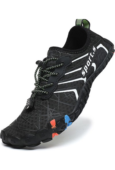 Guanshou Unisex Kauçuk Deniz Ayakkabısı - Siyah (Yurt Dışından) (Yurt Dışından)