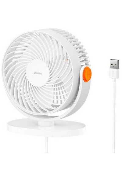 Baseus Ev Ofis 3 Modlu Için Masaüstü Fan Mini Vantilatör Askılıklı Masüstü USB Fan Vantilatör