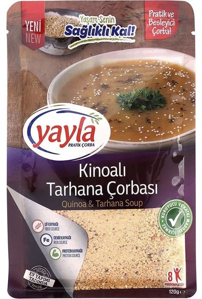 Yayla Pratik Çorba Kinoalı Tarhana Çorbası 120 gr Yayla Pratik Çorba Kinoalı Tarhana Çorbası 120 gr