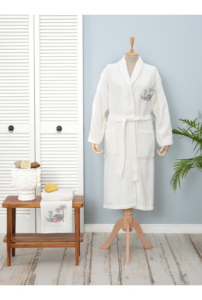 Karaca Home Elephant Kadın Bornoz Set S/m