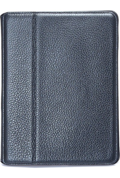 Tergan Siyah Unisex Deri iPad Kılıfı 21190U76