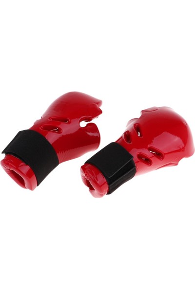 Çocuklar Taekwondo Tartışma Eldiven Eldivenleri Kickboks Koruyucusu El Koruyucusu Kırmızı S(Yurt Dışından)