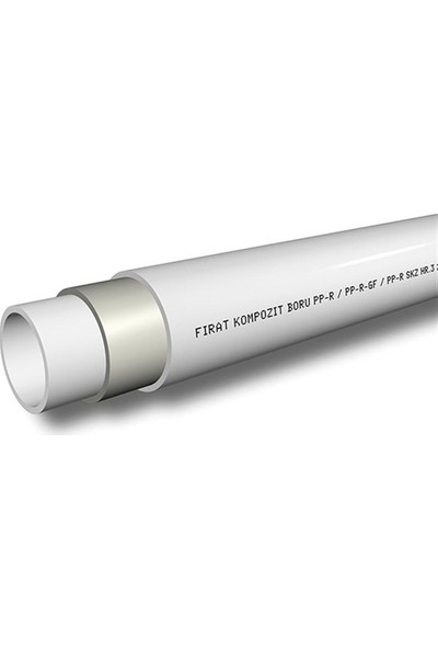Fırat Kompozit 25 mm Pprc Boru Temiz Su Borusu 4 Metre (PN20) Fırat Kompozit 25 mm Pprc Boru Temiz Su Borusu 4 Metre (PN20)