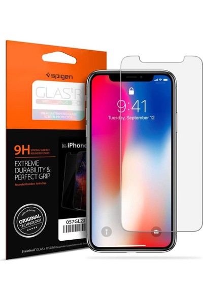 Spigen Apple iPhone 11 Pro / iPhone XS / iPhone X Cam Ekran Koruyucu GLAS.tR Slim - 057GL22586 Spigen Apple iPhone 11 Pro / iPhone XS / iPhone X Cam Ekran Koruyucu GLAS.tR Slim - 057GL22586