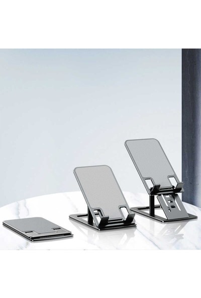 Dolia Masaüstü Slim Alüminyüm Tablet Telefon Standı Tutucu H8 Dolia Masaüstü Slim Alüminyüm Tablet Telefon Standı Tutucu H8