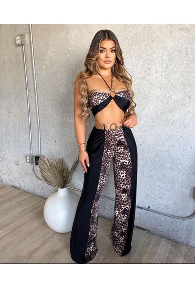 Flamingo Büstiyer Pantolon Takım