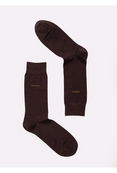 Karaca Erkek Soket Çorap 110111001-03 Kahverengi