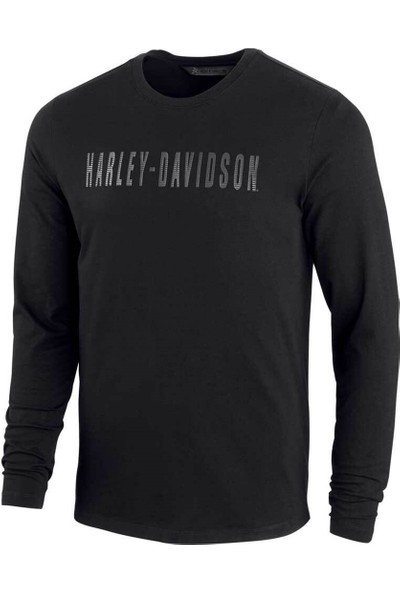 Harley Davidson Tee-Hıgh Densıty ,L/S,Knt,Blk M