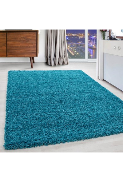 Ayyıldız Shaggy Halı Sık Dokuma Jüt Taban 50 mm Hav Yüksekliğinde Düz Farklı Renk ve Ebatlarda