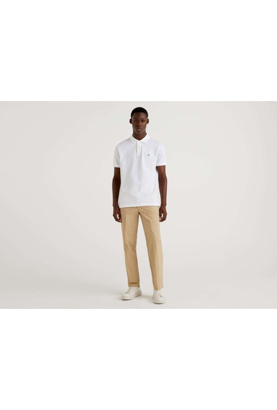 Benetton Paraşüt Kanvas Pantolon