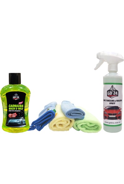 GD24 Araç Temizleme ve Parlatma Seti GD24 Araç Temizleme ve Parlatma Seti