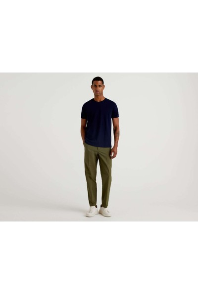 Benetton Paraşüt Kanvas Pantolon