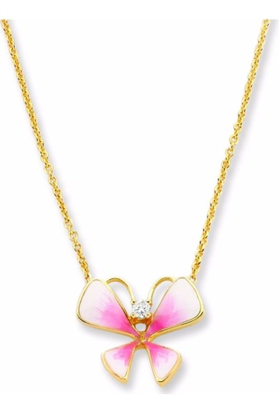 By Evren Musti 925 Ayaraltınkaplama Pembe Mineli Kolye By Evren Musti 925 Ayaraltınkaplama Pembe Mineli Kolye