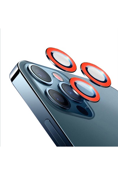 Microcase iPhone 11 Pro Max Fosfor Işıklı Kamera Camı Lens Koruyucu Halka Set - AL2883 Microcase iPhone 11 Pro Max Fosfor Işıklı Kamera Camı Lens Koruyucu Halka Set - AL2883