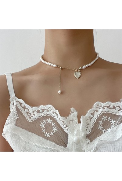 Sanmusen Hakiki Tatlı Su Incisi Kadın Kolye (Yurt Dışından)