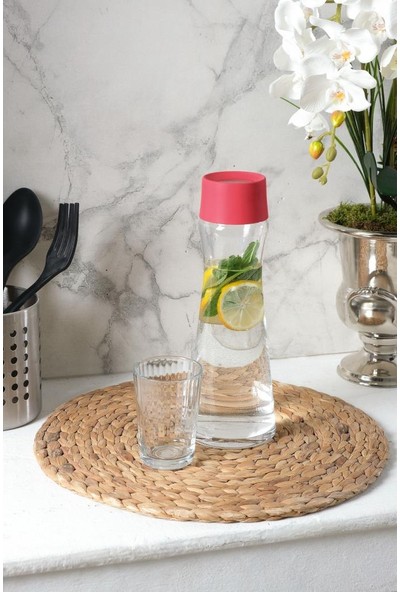 Louis Marie Silikon Kapaklı Karaf Nar Çiçeği