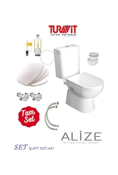 Turavit Alize Alttançıkışlı Klozet