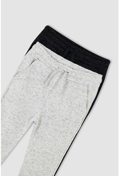 DeFacto Erkek Çocuk Regular Fit 2'li Jogger Eşofman Alt W6920A622SP