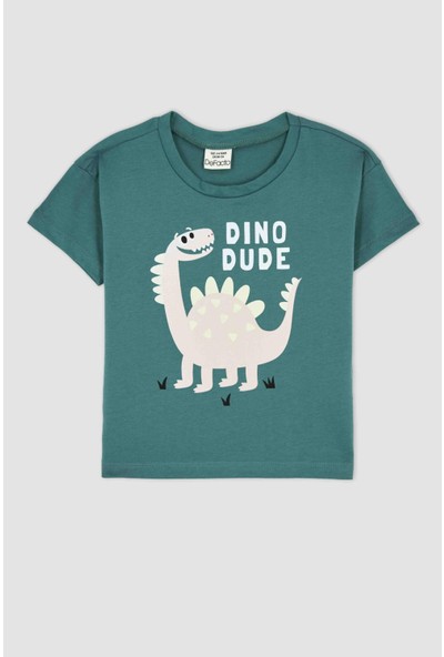 DeFacto Erkek Bebek Regular Fit Renk Değiştiren Sihirli Baskılı Kısa Kollu Tişört Y5830A222SM DeFacto Erkek Bebek Regular Fit Renk Değiştiren Sihirli Baskılı Kısa Kollu Tişört Y5830A222SM