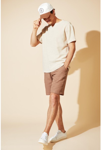 DeFacto Regular Fit Pamuklu Esnek Belli Şort X3700AZ22HS