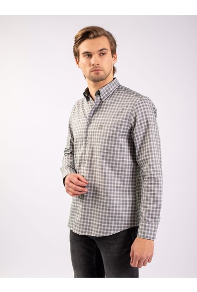 Karaca Erkek Regular Fit Gömlek 111304062-08 Yeşil