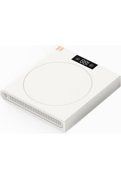 Three Beans LED Dijital Ekran Isıtma Coaster Evrensel 5 Hızlı USB Fiş Kupa Mat (Yurt Dışından)