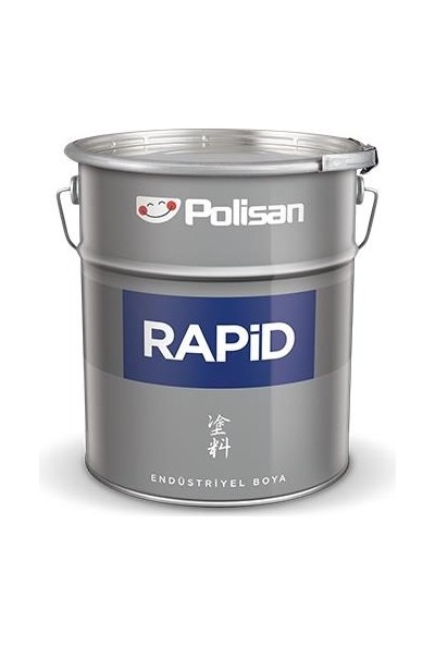 Polisan Endüstriyel Boya Mat Siyah 3 kg Polisan Endüstriyel Boya Mat Siyah 3 kg