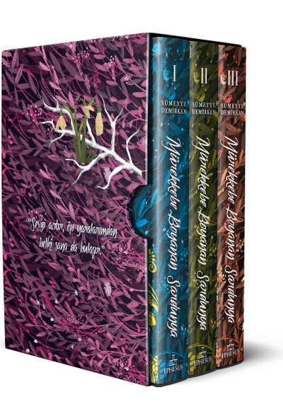 Mürekkebe Boyanan Sardunya Kutulu Ciltli 3 Kitap Set Mürekkebe Boyanan Sardunya Kutulu Ciltli 3 Kitap Set