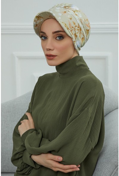 Silversun Şapkalı Desenli Penye Bone,desen 27,B-30YD