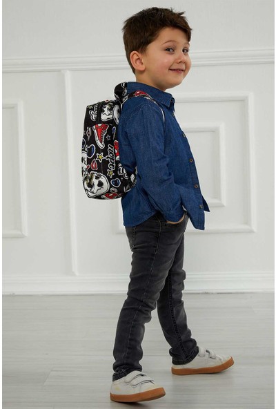Silversun Desenli Küçük Boy Çocuk Sırt Çantası,desen 38,cs-7k