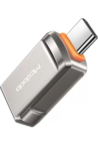 Mcdodo Ot-8730 Usb'Den Type-C'Ye Dönüştürücü Soket-Gri